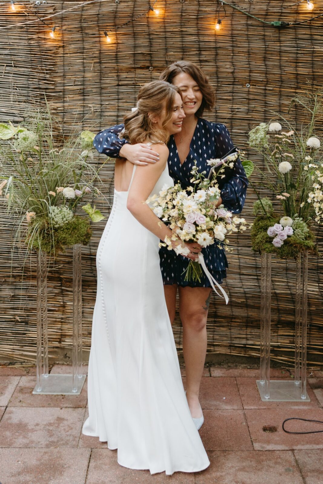 Intimate Restaurant Wedding at Bacchus Bistro in Brooklyn - Stephanie ...